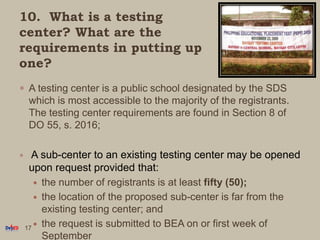 DEPARTMENT OF EDUCATION 2016 PEPT _PLACEMENT TEST | PPTX