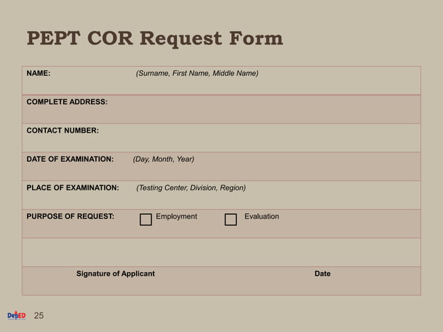 3 2016 pept overview - philippine educational placement test | PPTX