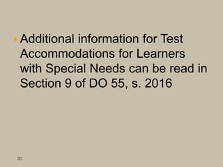 3 2016 pept overview - philippine educational placement test | PPTX