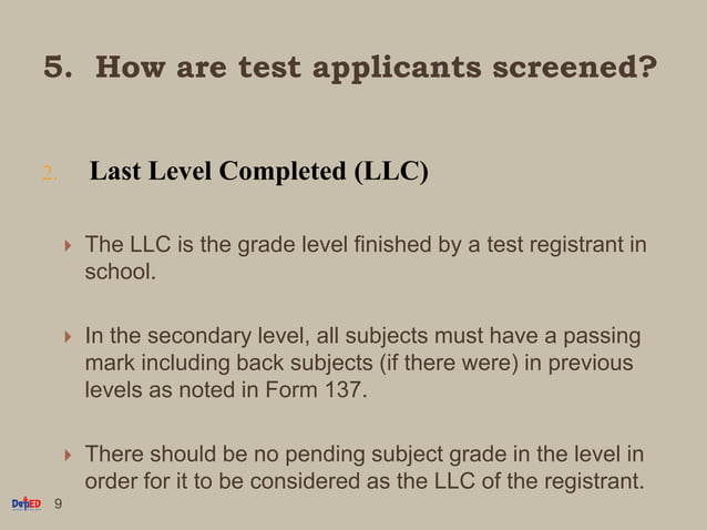 3 2016 pept overview - philippine educational placement test | PPTX