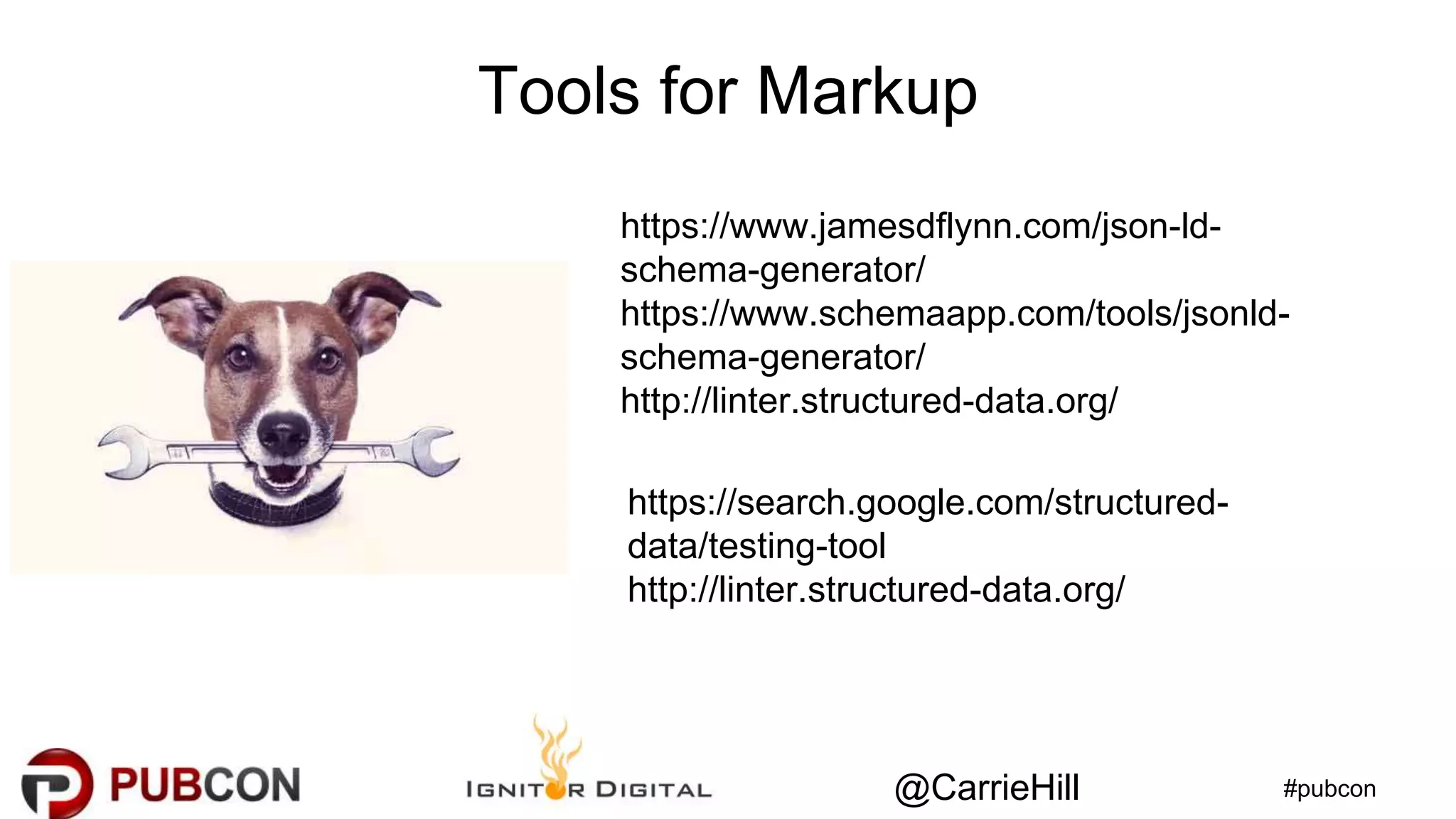 Schema Markup Basics - Pubcon 2017 | PPT