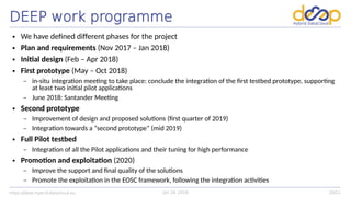 DEEP general presentation | PPT