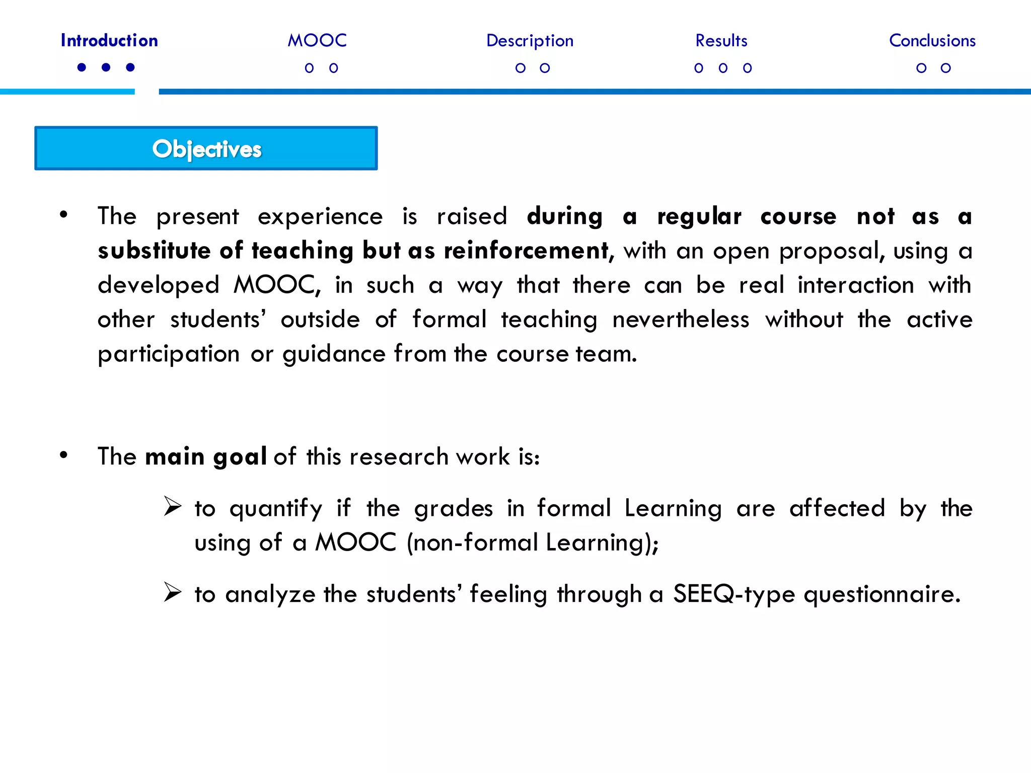 Teaching FEM software in formal and non-formal environment with MOOCs | PPT