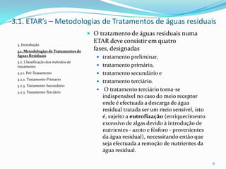 3 estação de tratamento de águas residuais | PPTX