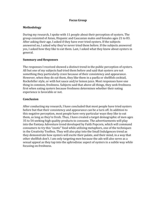 3 focus group summary | PDF