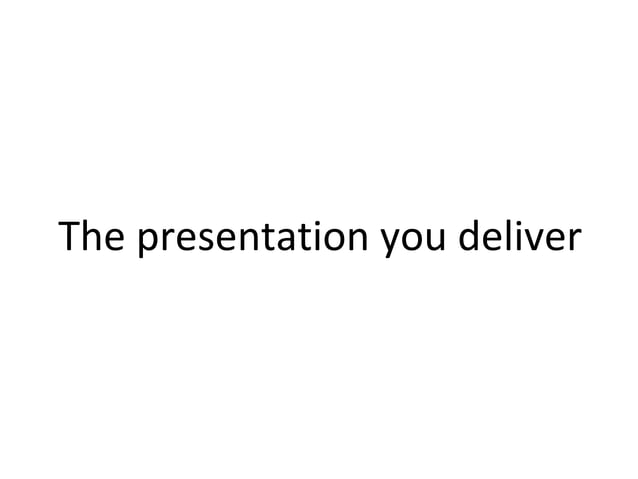 3 types of presentations | PPT