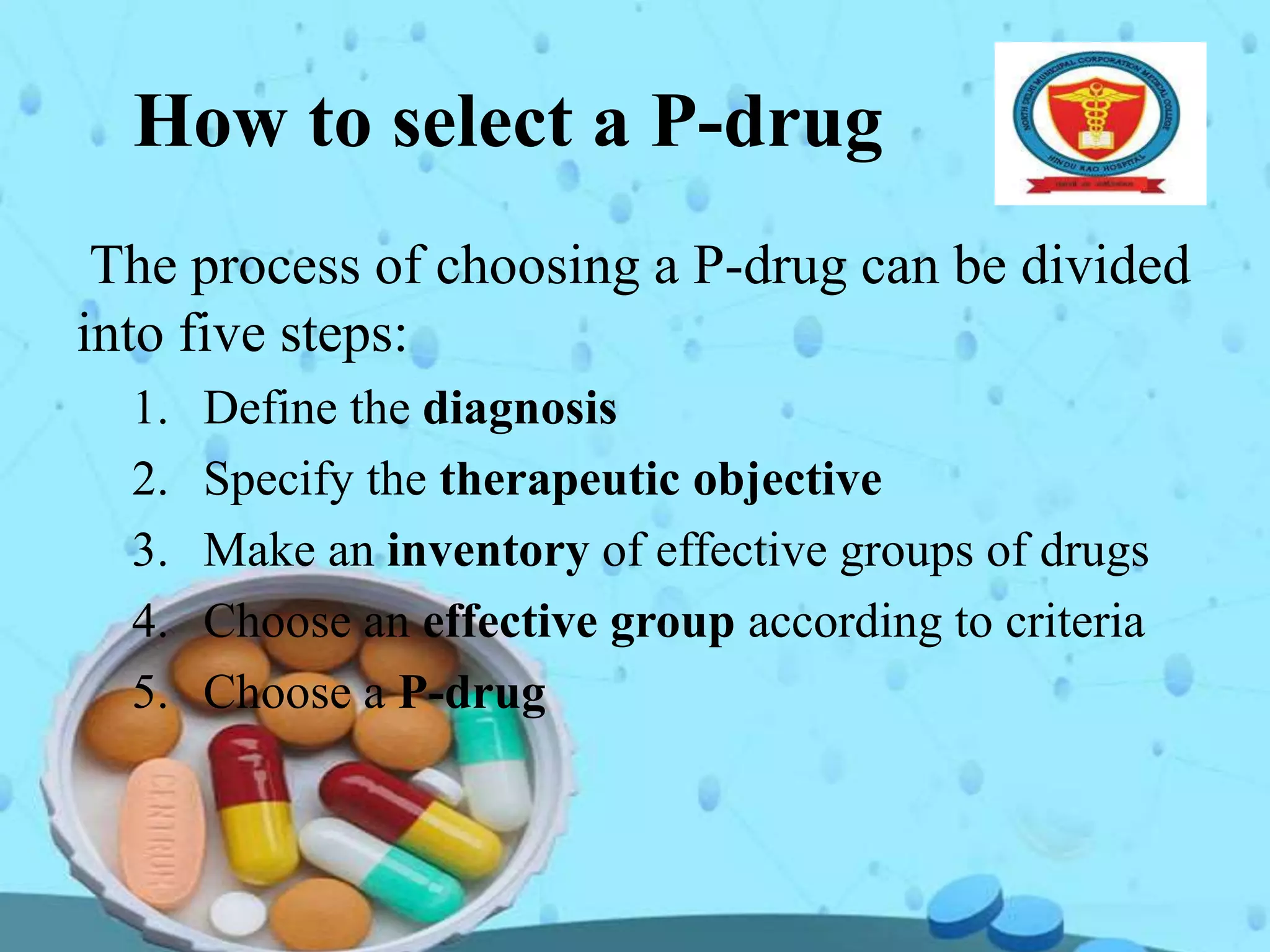 3.5 p drug list seminar | PPT