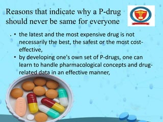 3.5 p drug list seminar | PPT
