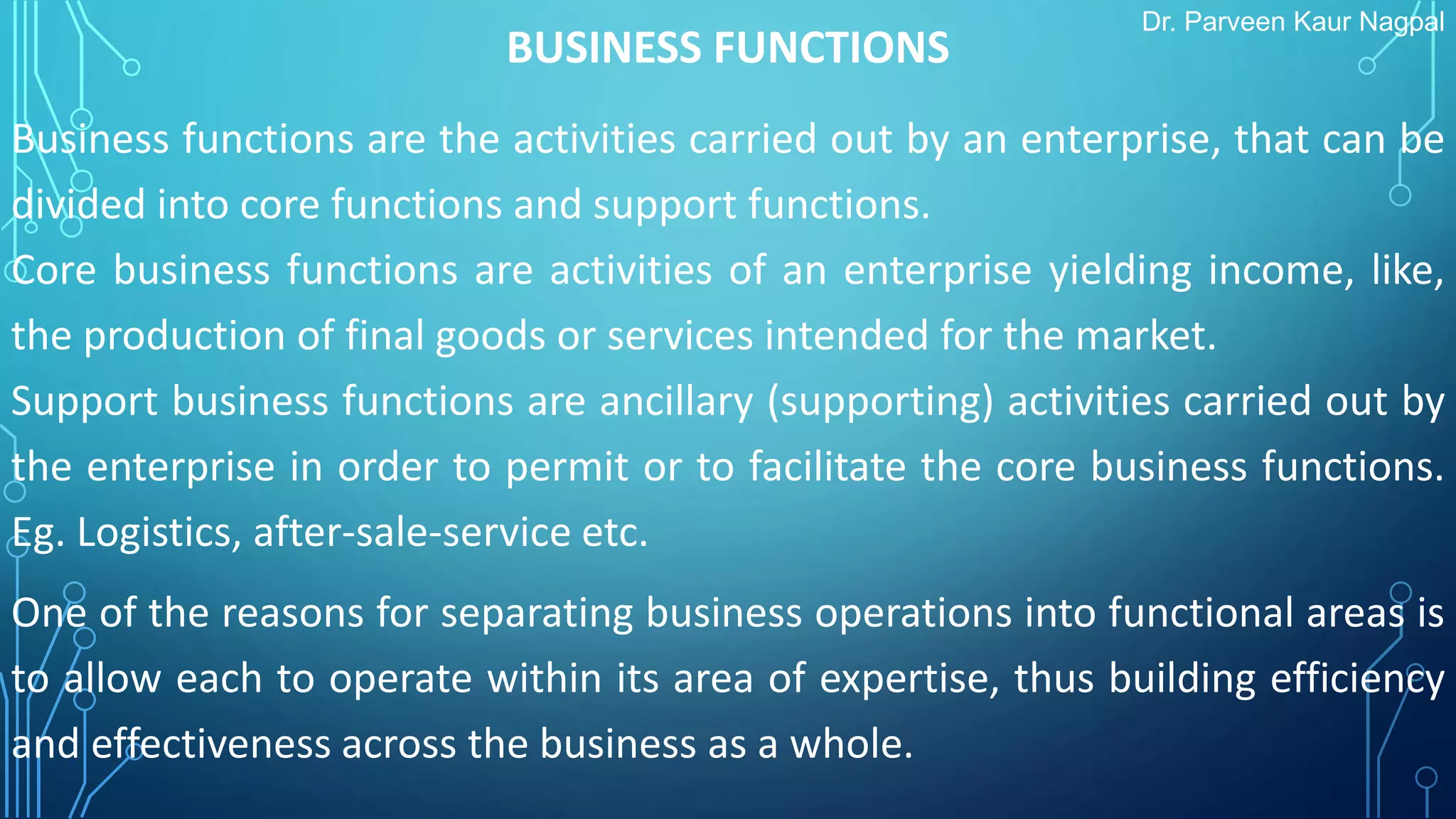 3. Business Functions | PDF