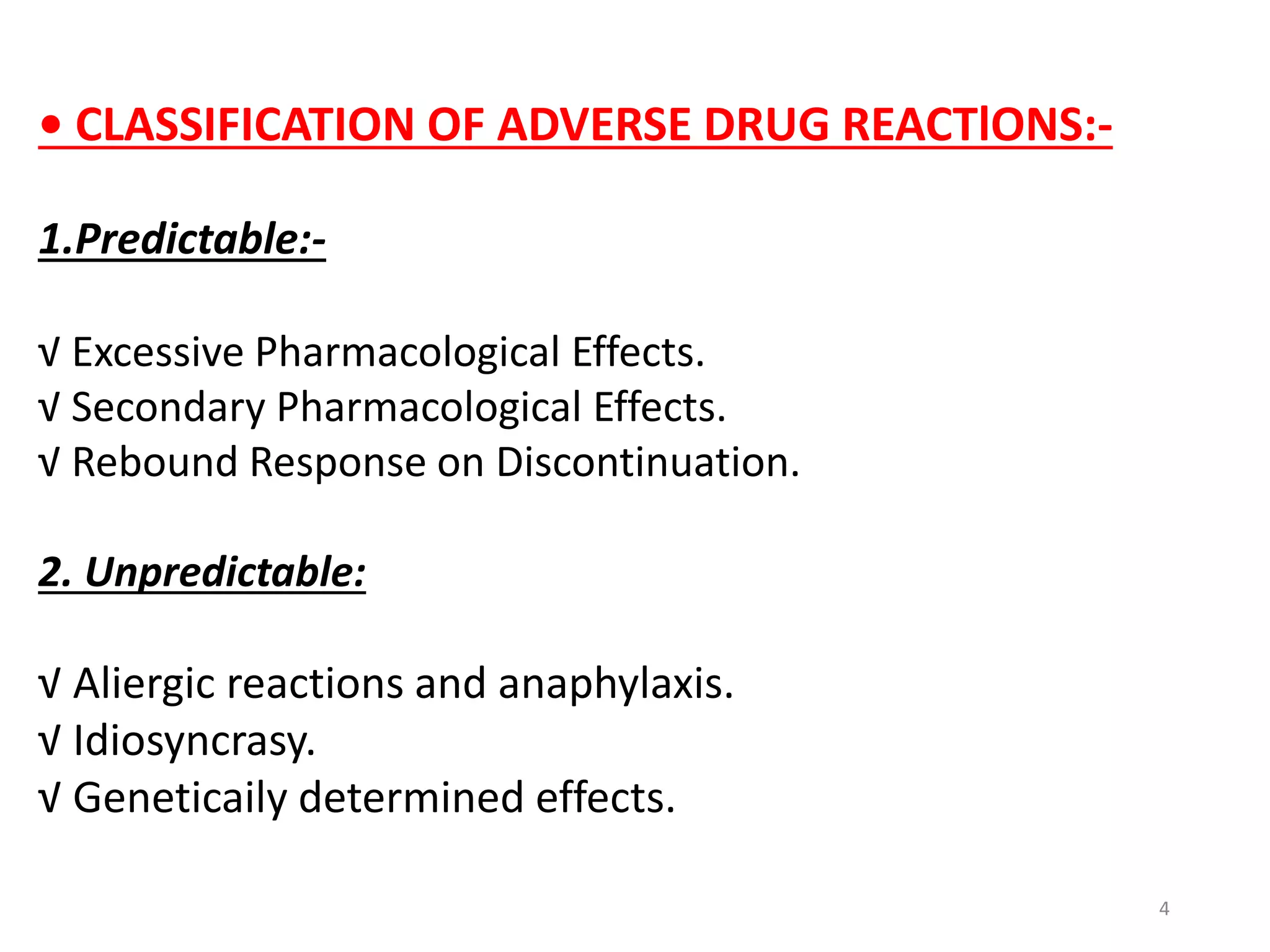 Adverse Drug Reaction | PPTX