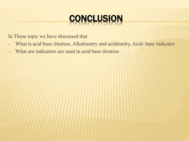 3. acid base titrations | PPT