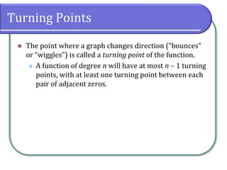 3.4 Polynomial Functions and Their Graphs | PDF