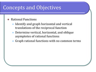 3.5 Rational Functions | PDF