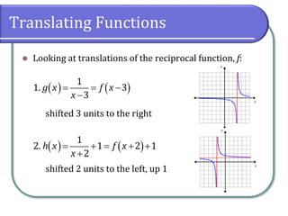 3.5 Rational Functions | PPT