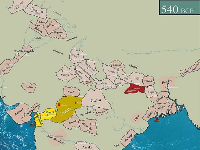 Rise of Magadha empire from the Haryamka to the end of the Nanda ...