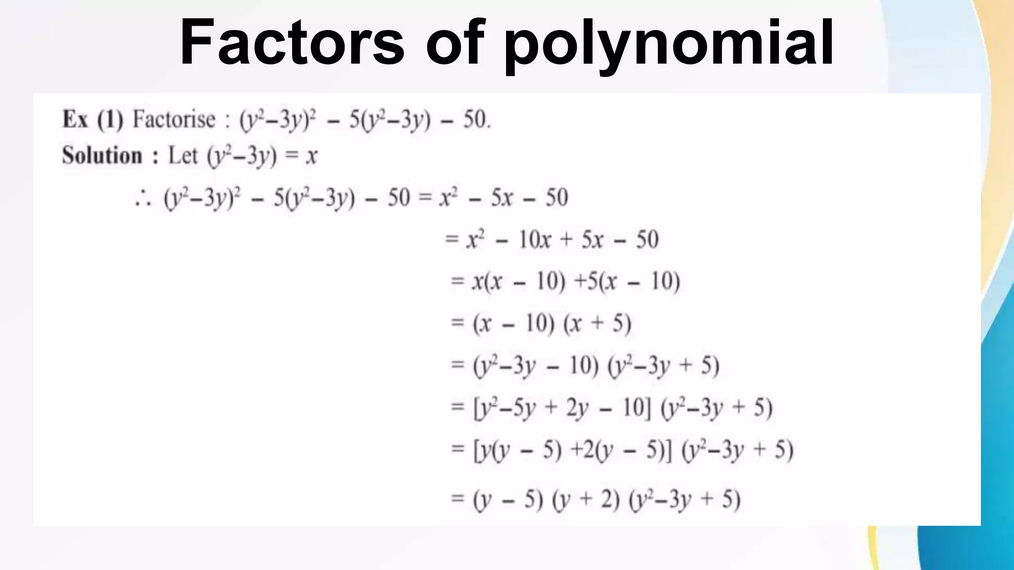 3. Polynomials | PPT