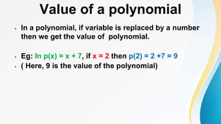 3. Polynomials | PPT