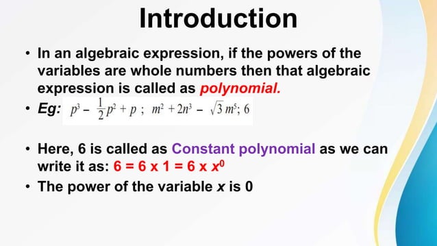 3. Polynomials | PPT