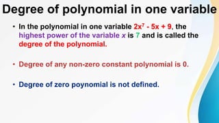 3. Polynomials | PPT