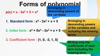 3. Polynomials | PPT