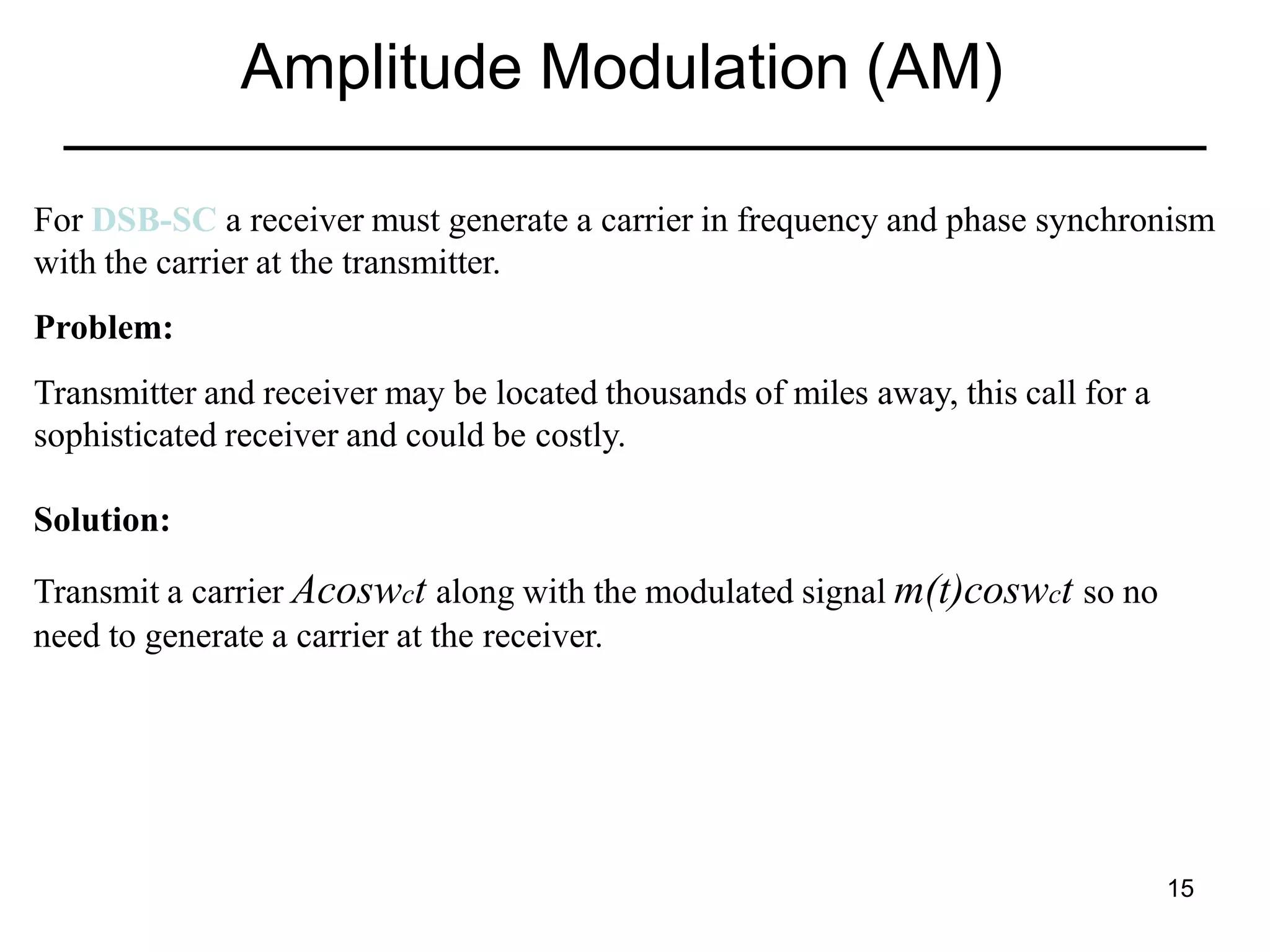 Amplitude Modulation Generation Of Am Signals Pdf