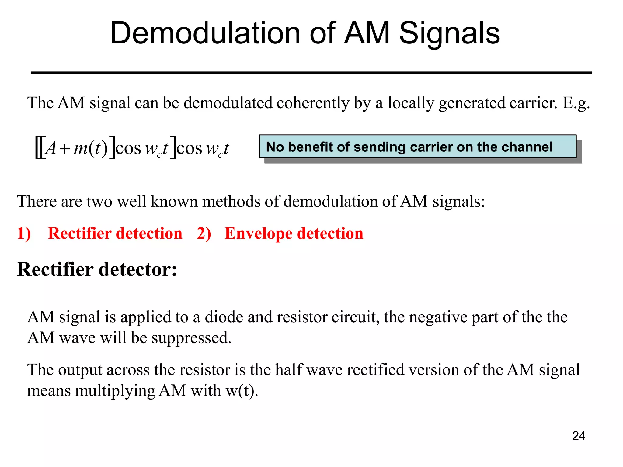 Amplitude Modulation Generation Of Am Signals Pdf