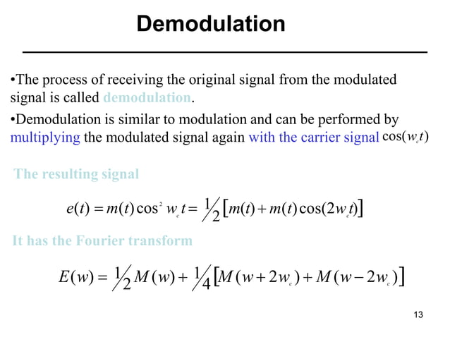 Amplitude modulation, Generation of AM signals | PDF