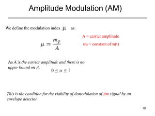 Amplitude modulation, Generation of AM signals | PDF
