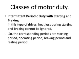 Stablitiy, classification and selection of motor | PDF