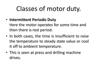 Stablitiy, classification and selection of motor | PDF