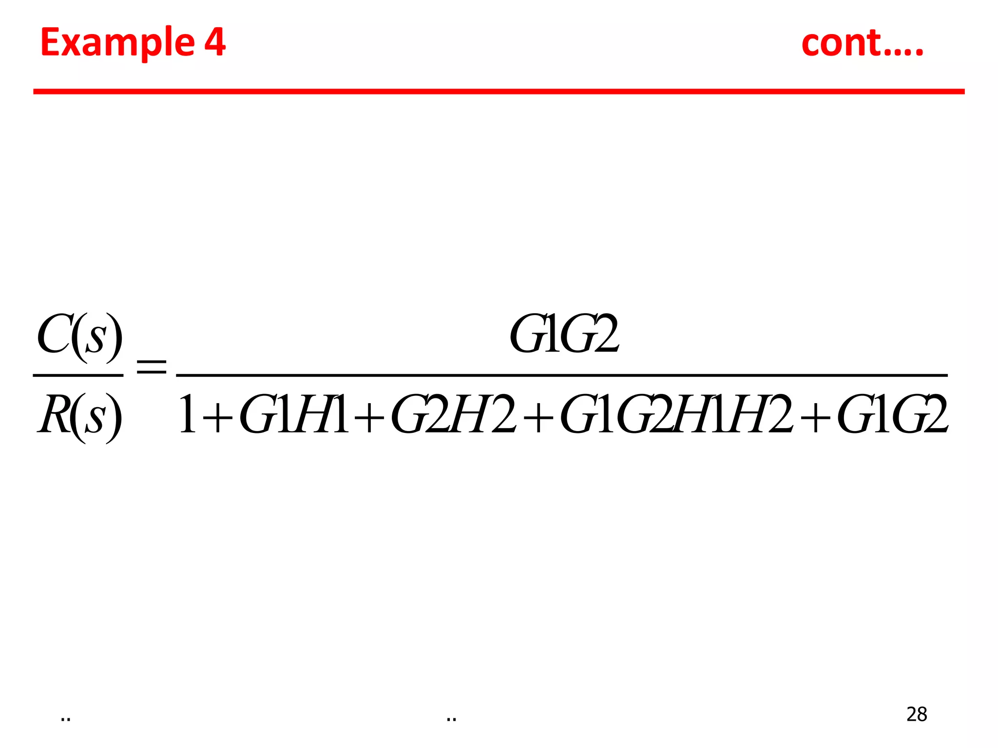 block diagram reduction with examples | PPTX