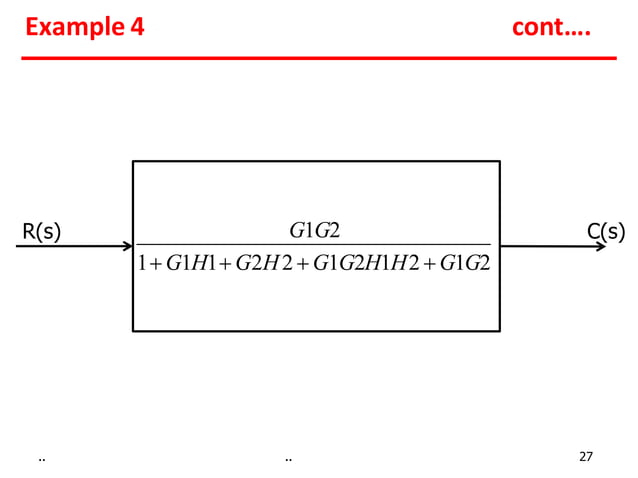block diagram reduction with examples | PPTX
