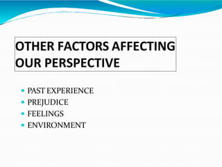 Perspectives in Communication | PPTX