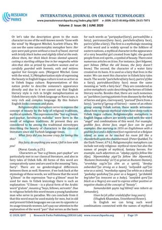 Metaphoric units expressing the concept of beauty | PDF