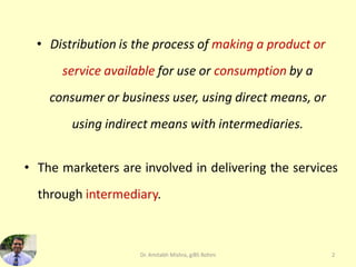 Distribution of Services | PDF