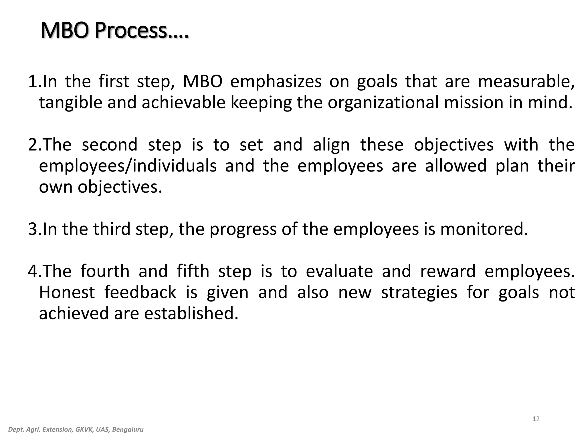Management by Course Objectives (MBO) | PPSX