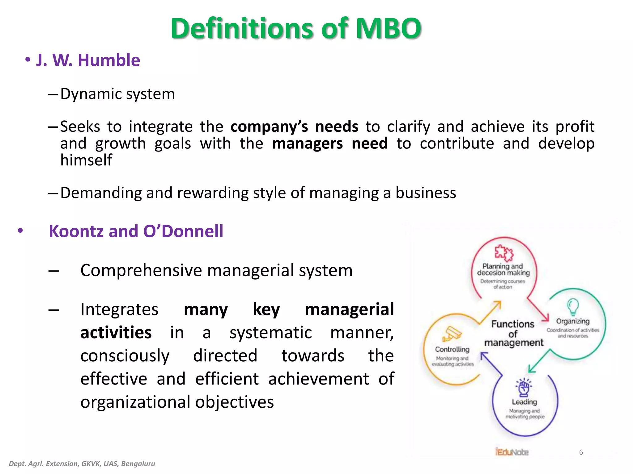 Management by Course Objectives (MBO) | PPSX