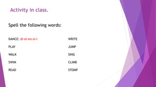 3. the alphabet | PPTX