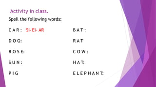 3. the alphabet | PPTX