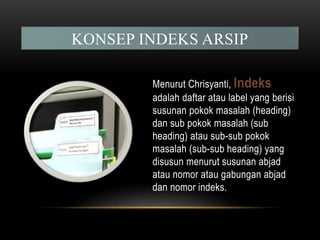 3.6. menerapkan klasifikasi dan indeks arsip | PPT