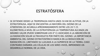 Composición, estructura y función de la atmósfera | PPTX