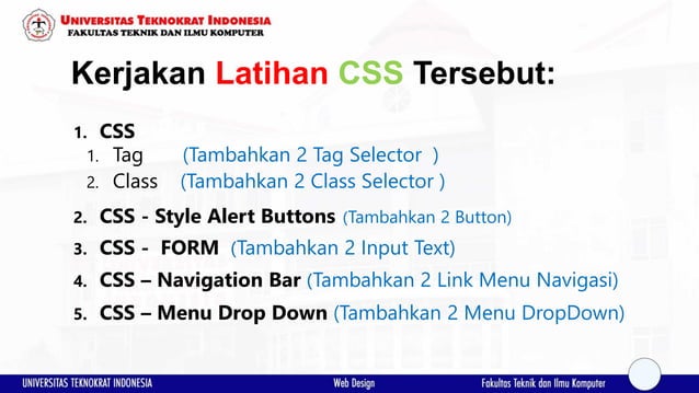 3. latihan css 01 (shared) | PPT