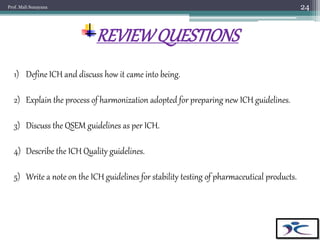 ICH Guidelines | PPTX