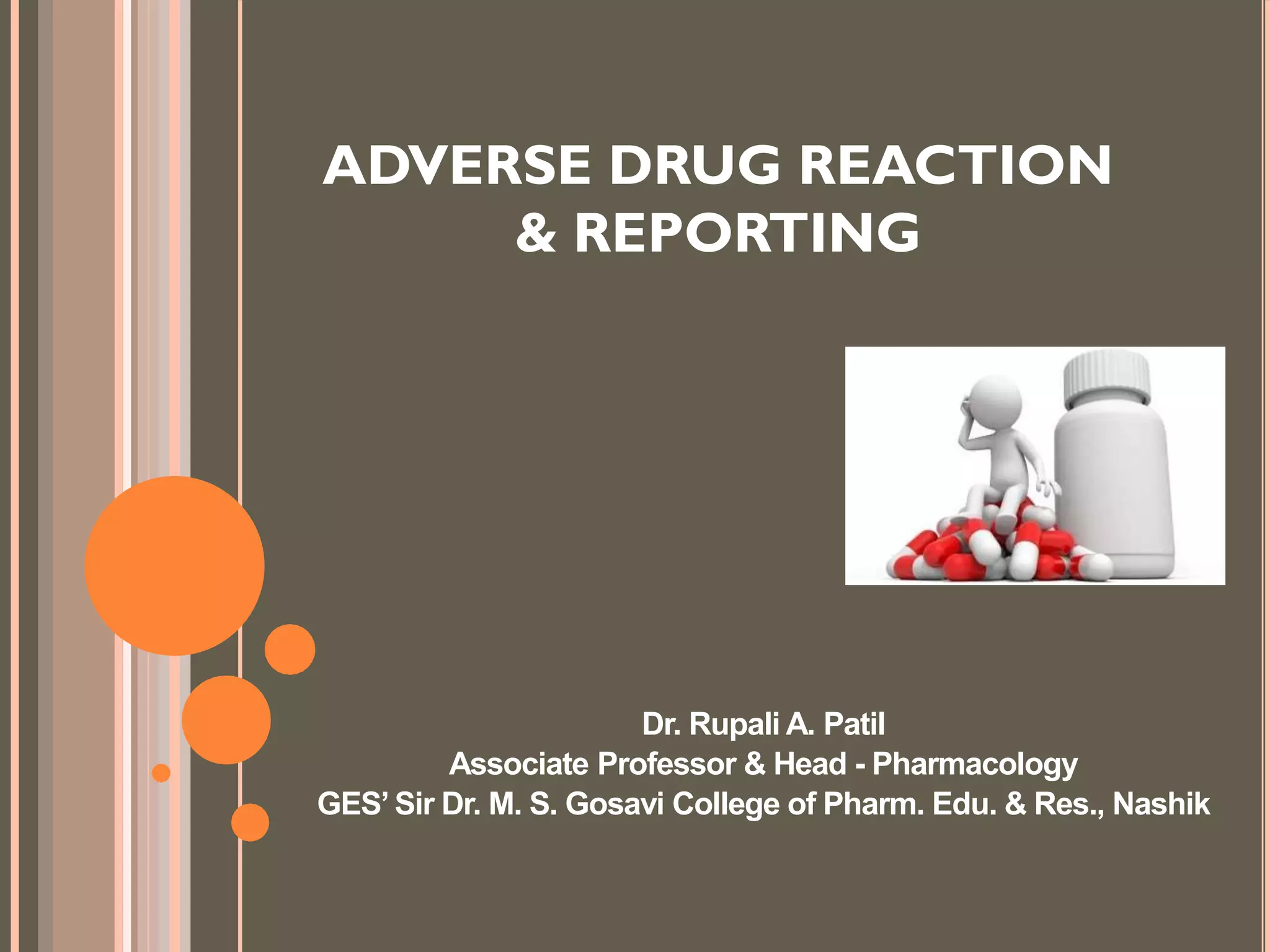 Adverse drug reaction and reporting | PDF