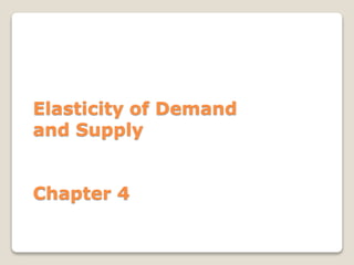 3. elasticity of demand and supply | PPT
