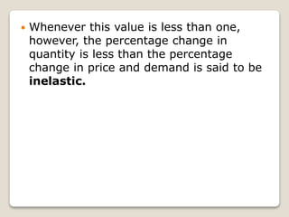3. elasticity of demand and supply | PPT