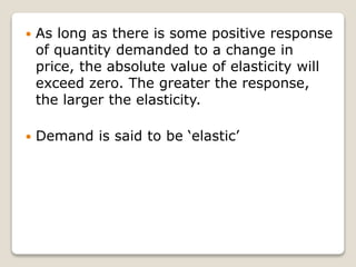 3. elasticity of demand and supply | PPT