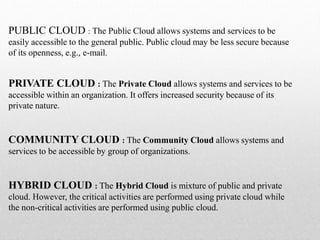 3.cloud service delivery models | PPTX
