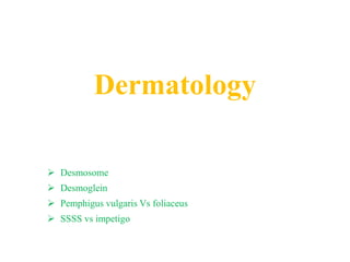 Desmosome & Desmoglein | PPTX