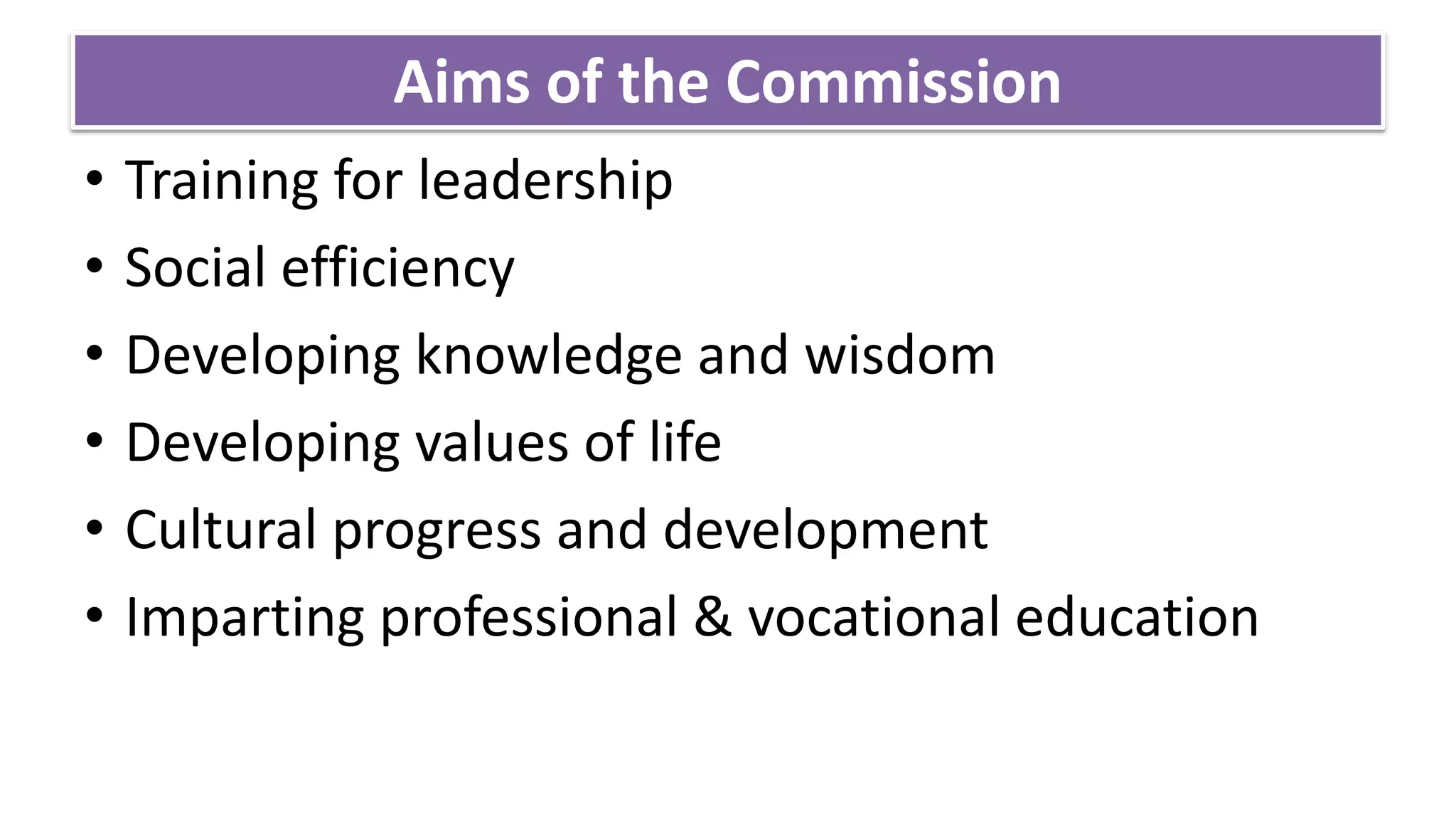 Radhakrishnan Commission / University Education Commission | PPTX